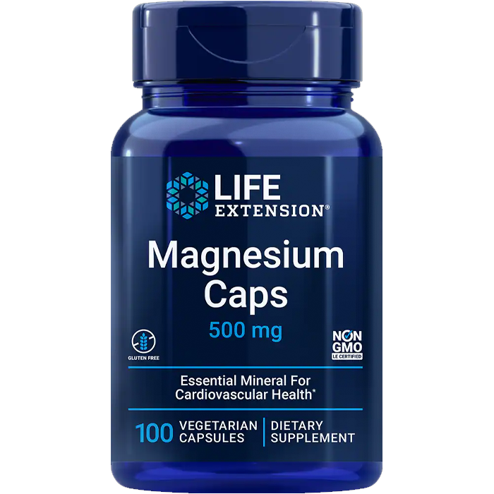 Magnesium Caps, 500mg– Healthy Smart Living